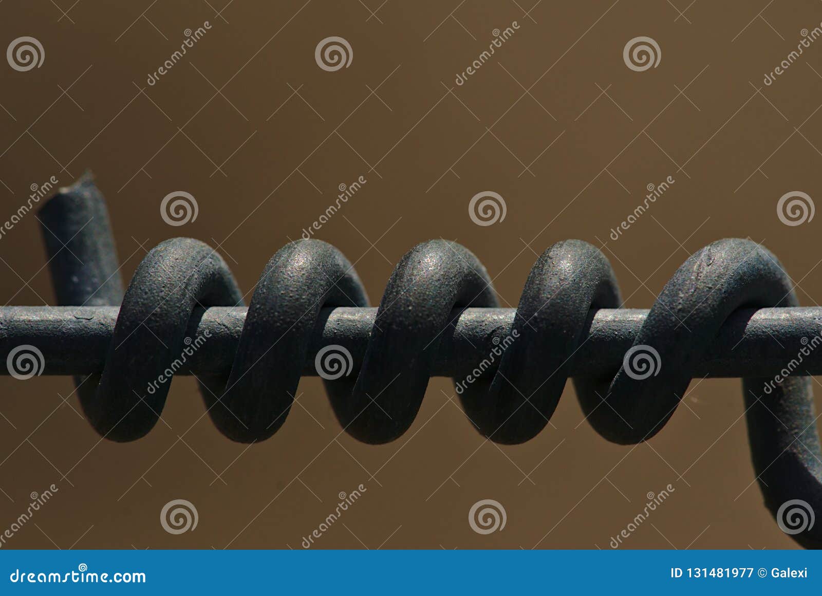Close Up View of Metal Spring Stock Image - Image of background, shock ...