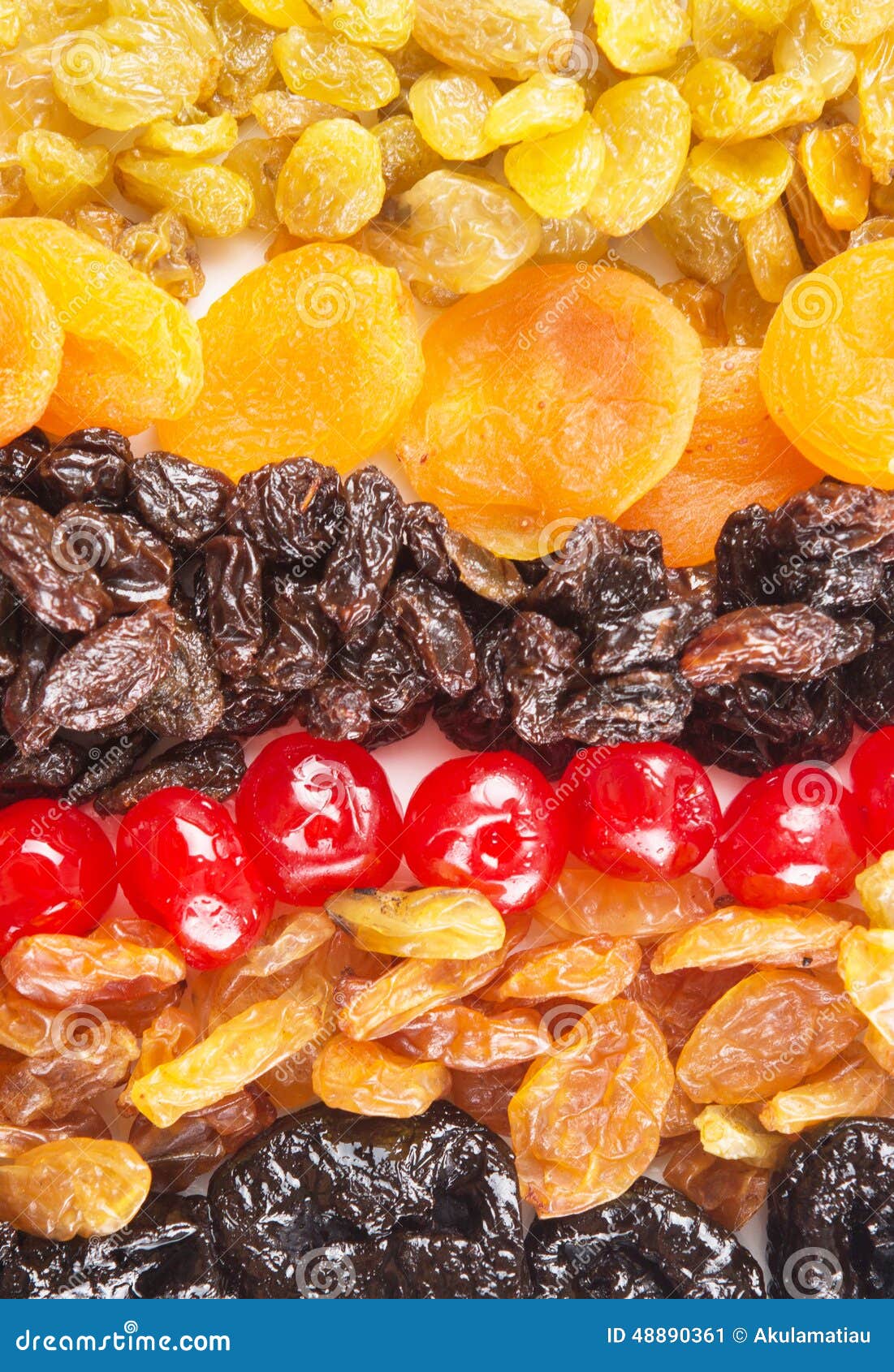 Close Up View of Mix Dried Fruit II Stock Image - Image of background ...