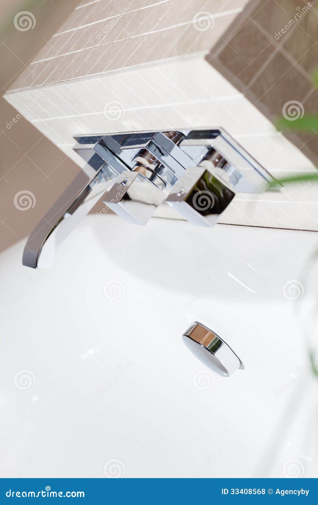 Close Up View of Mixing Faucet Stock Photo - Image of mixer, electronic ...