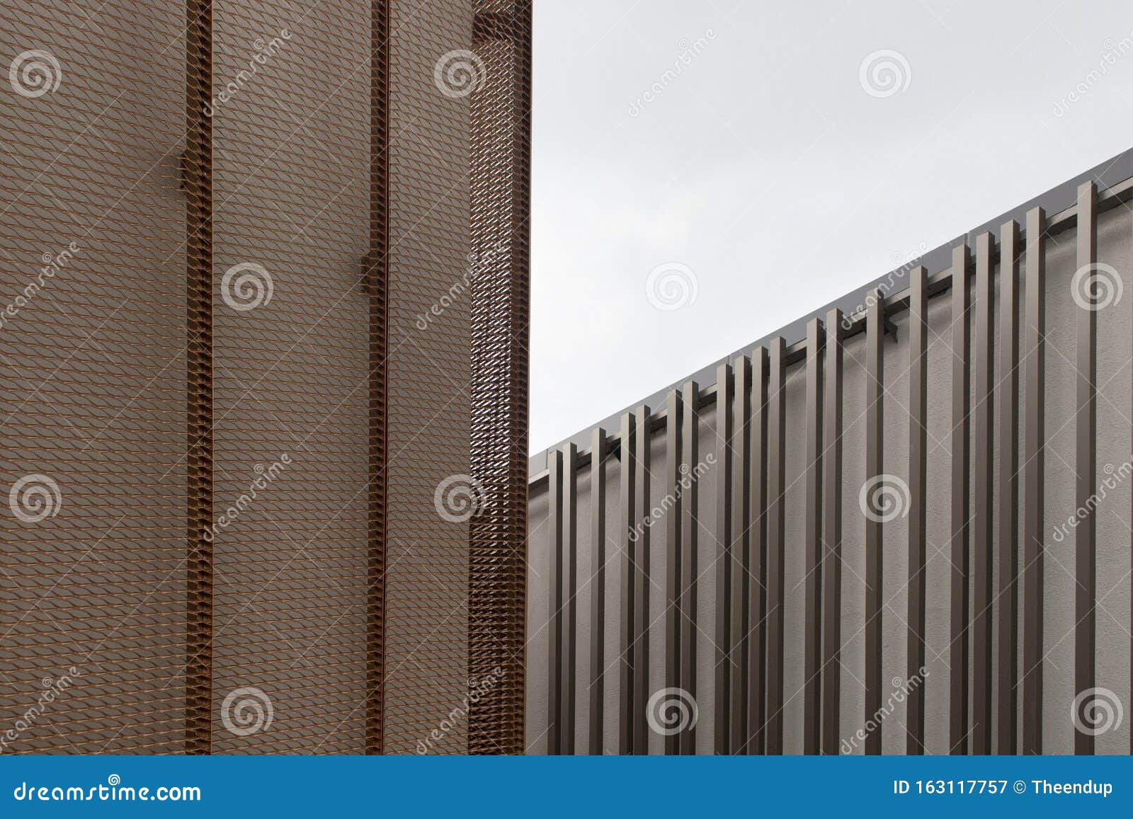 Close Up View of Modern Architectural Details. Stock Image - Image of ...