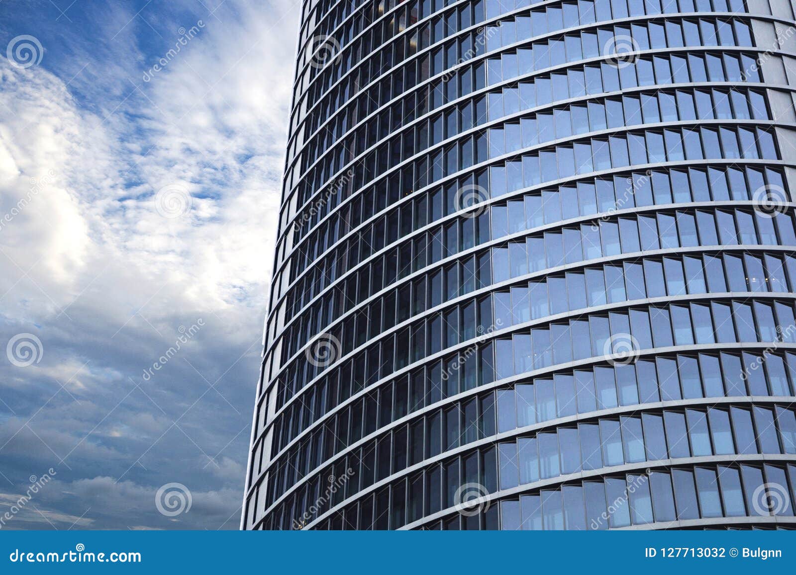 Close Up View on the Modern Beautiful Skyscrapers Stock Photo - Image ...