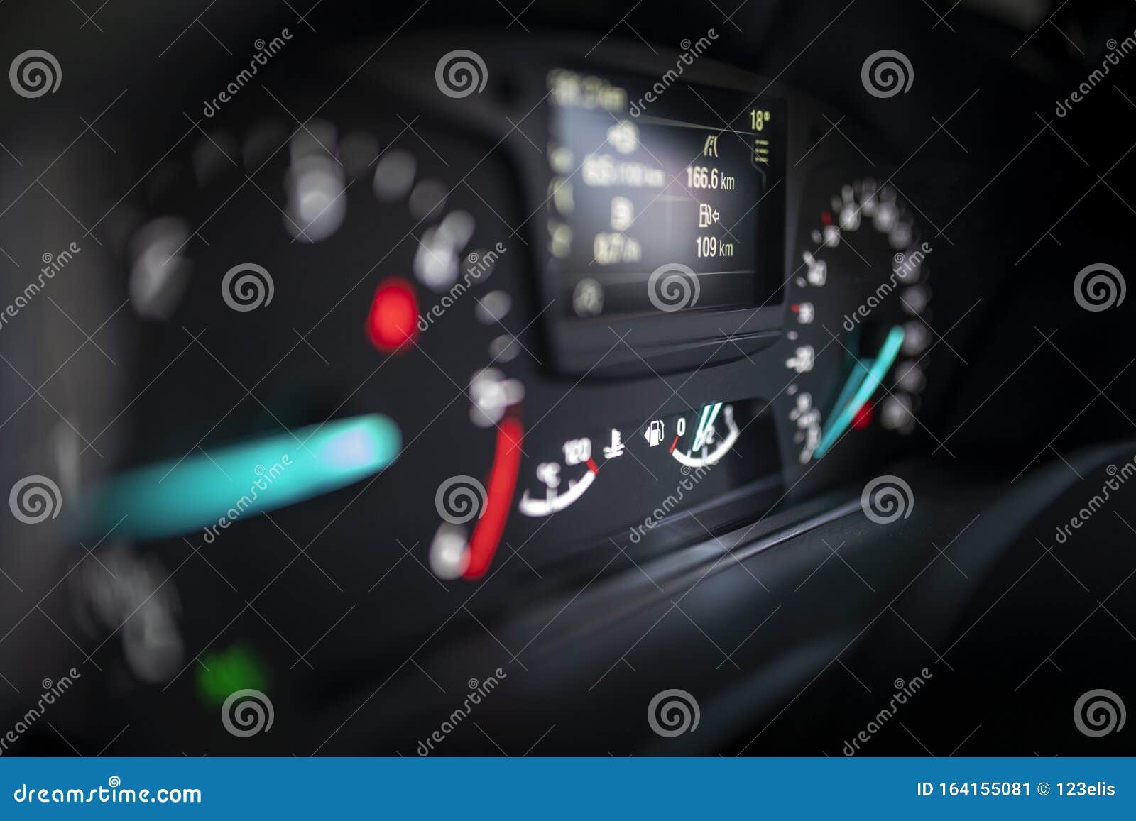 Modern car dashboard stock image. Image of concept, automobile - 164155081