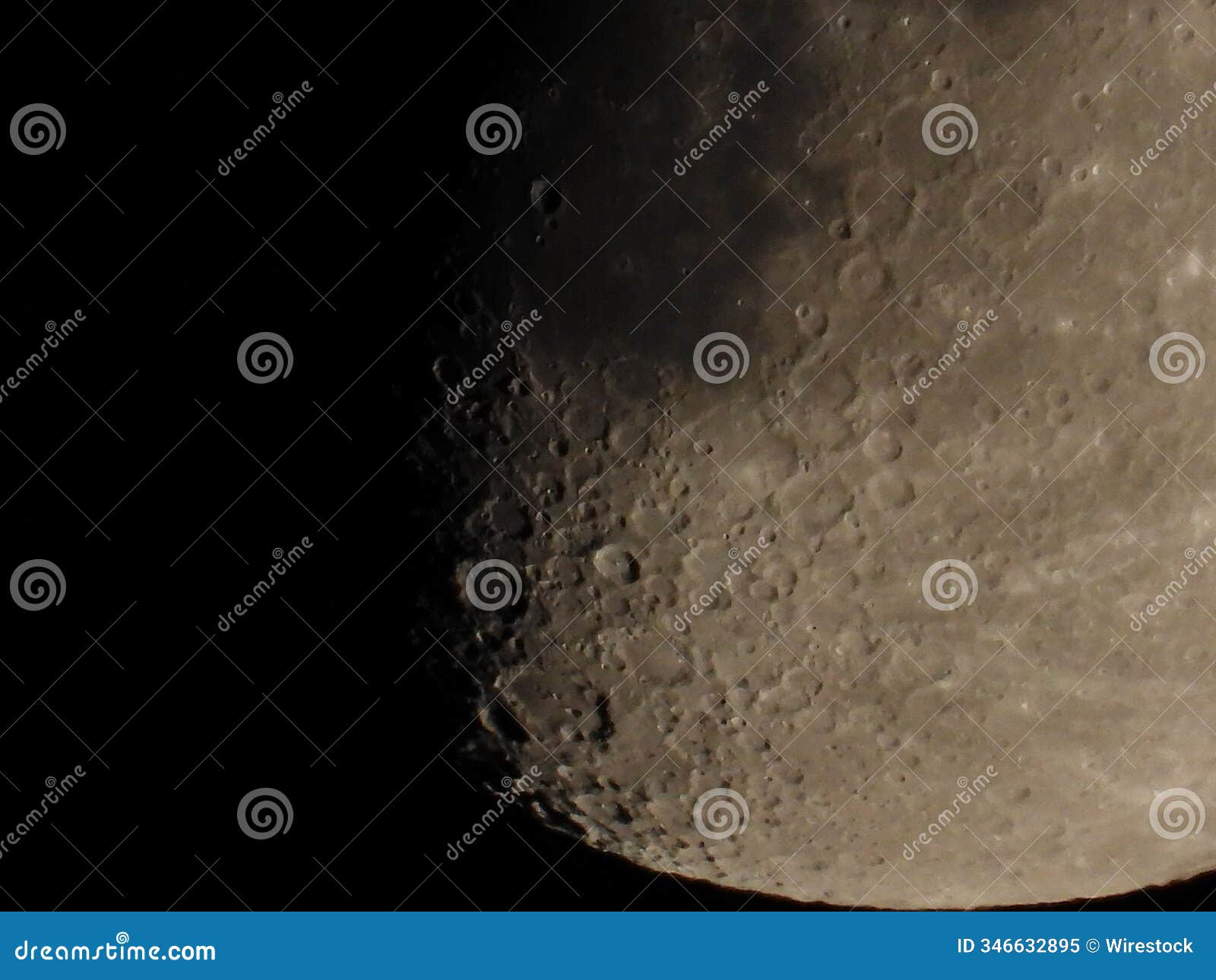 Close-up View of the Moon, Showcasing Its Detailed Surface Patterns and ...