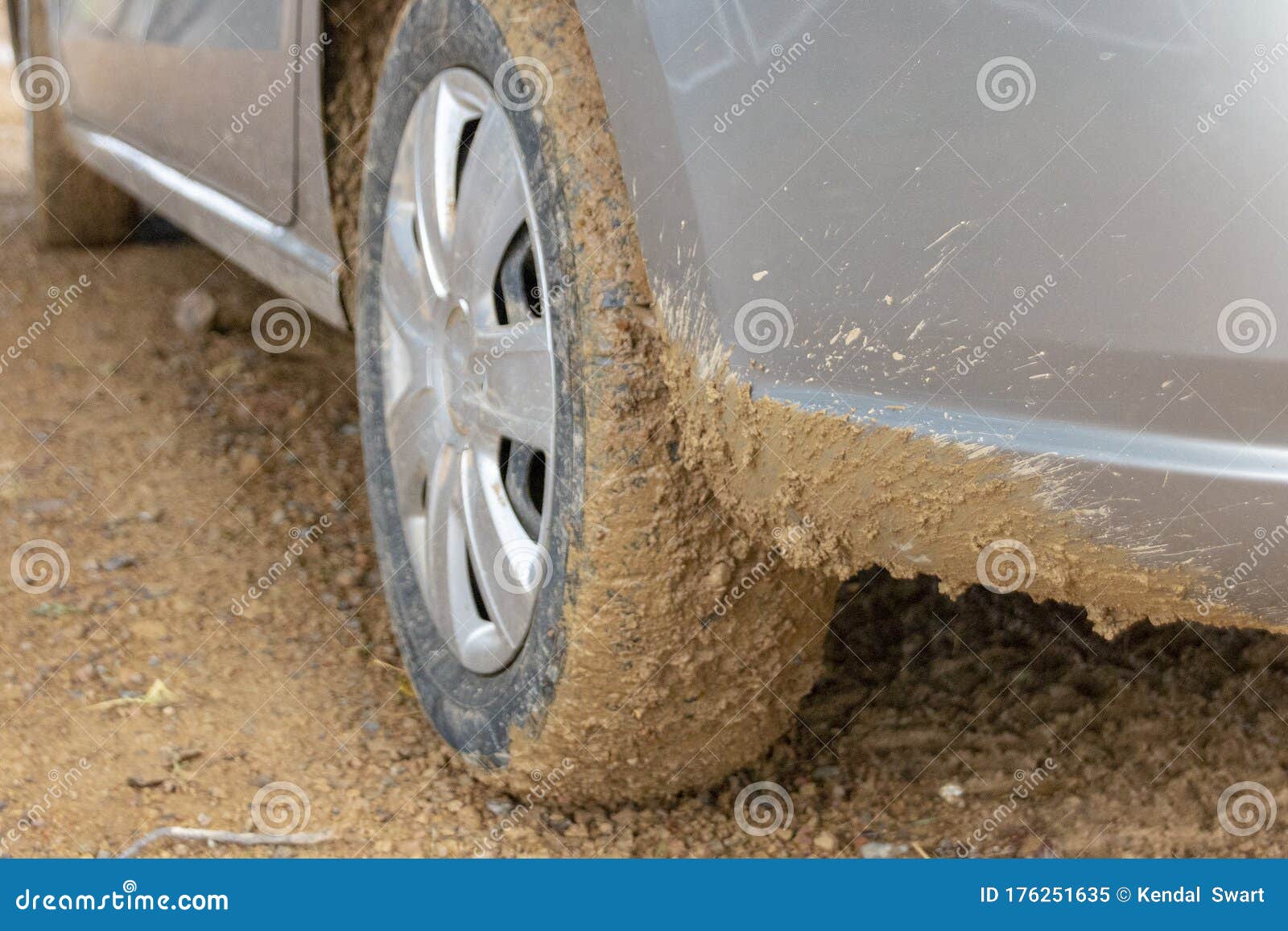 Muddy car stock image. Image of parked, cover, outdoors - 176251635