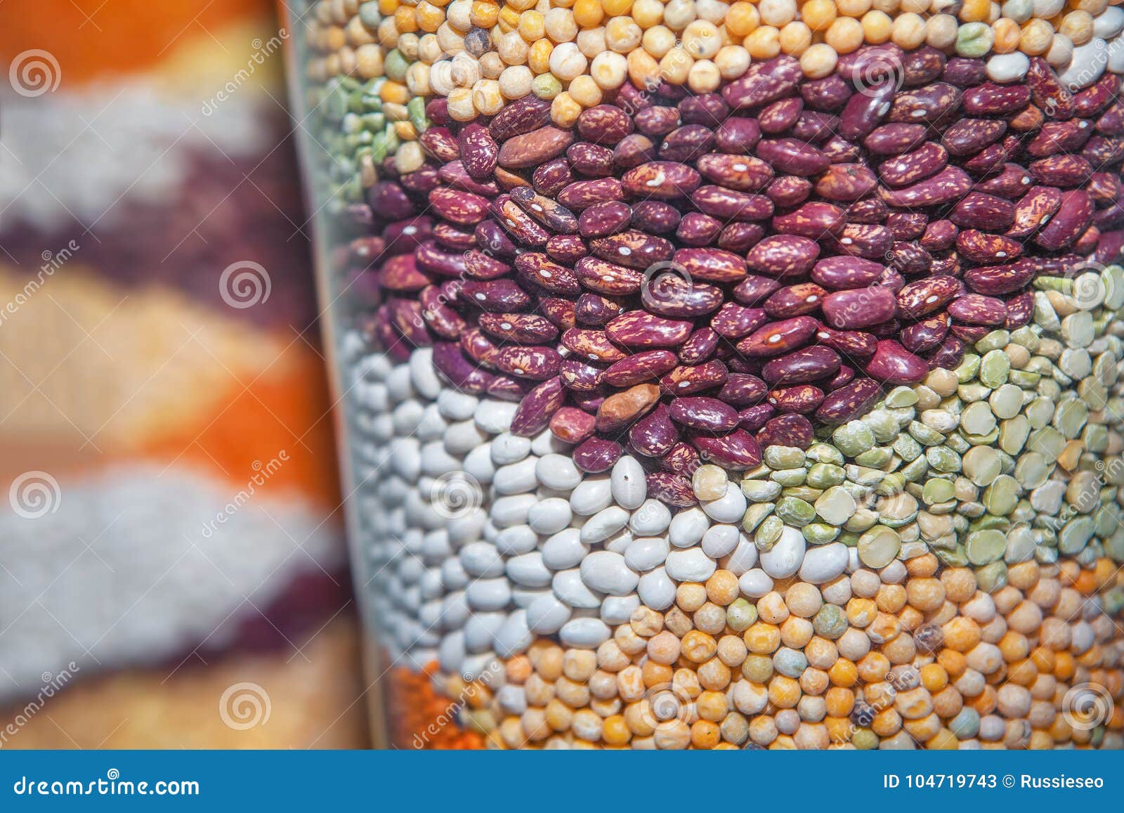 Close up view multigrains stock image. Image of diet - 104719743