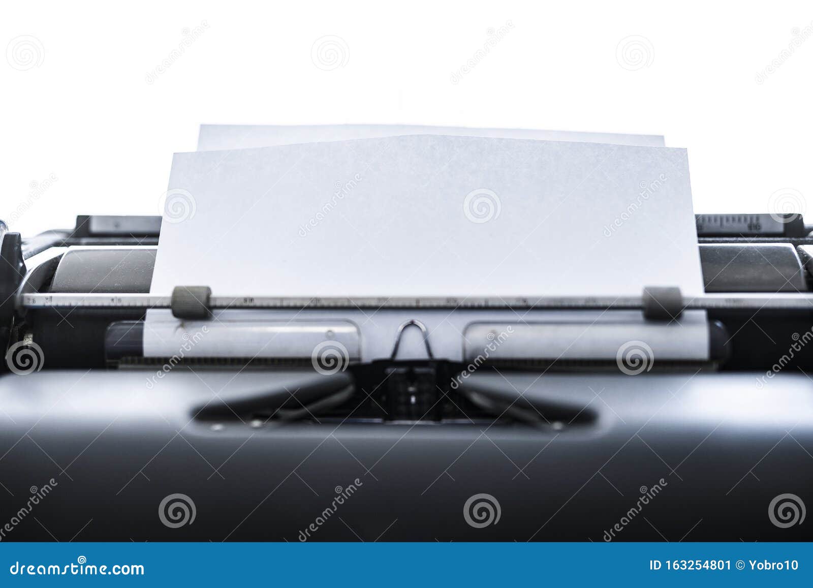 Close Up View of an Old School Typewriter. Space for Your Text Stock ...