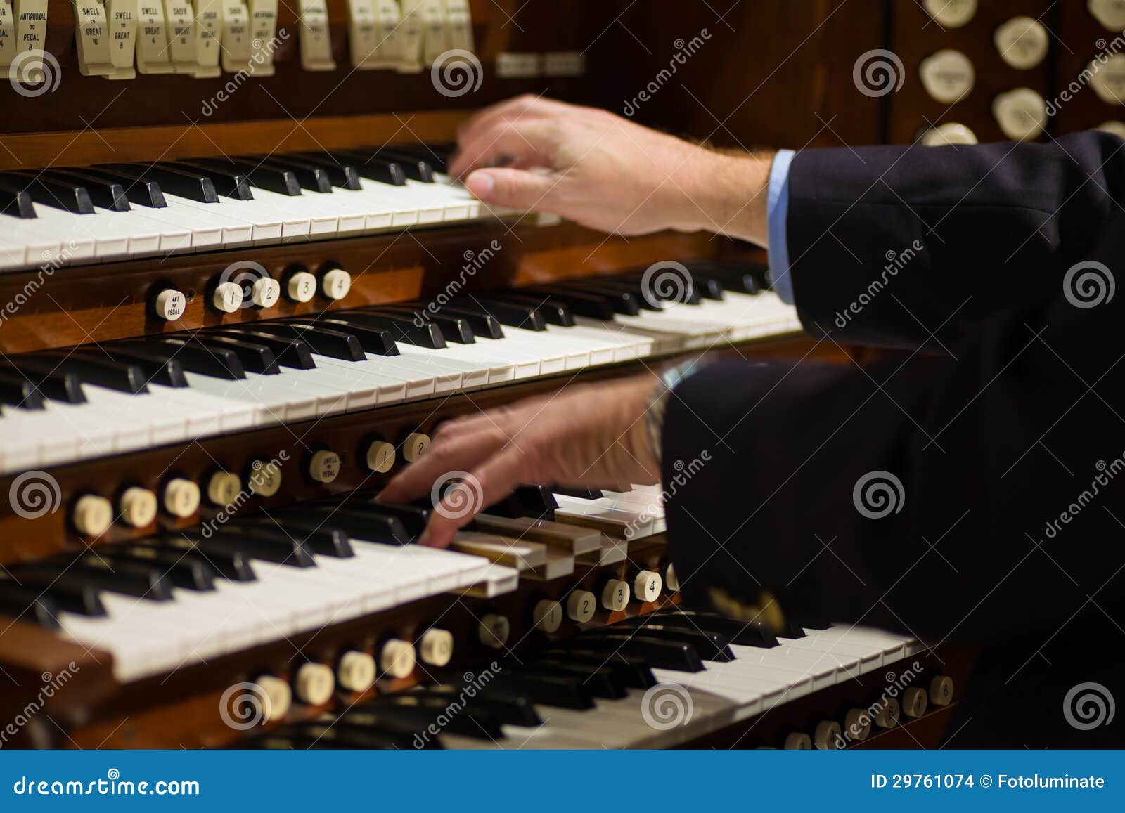 Pipe Organ stock photo. Image of pipe, hand, musical - 29761074