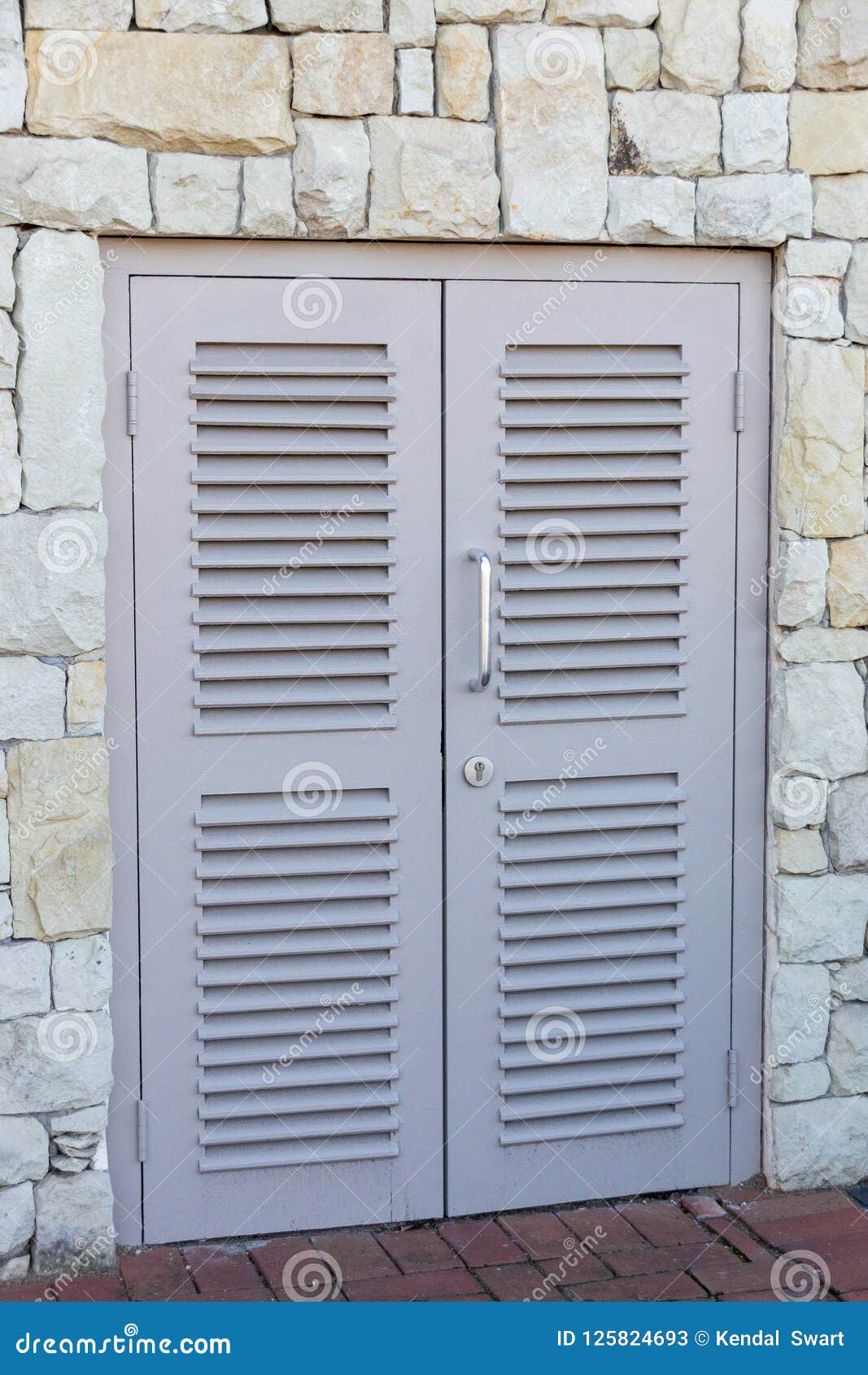 Two Small Doors stock image. Image of vent, holding - 125824693