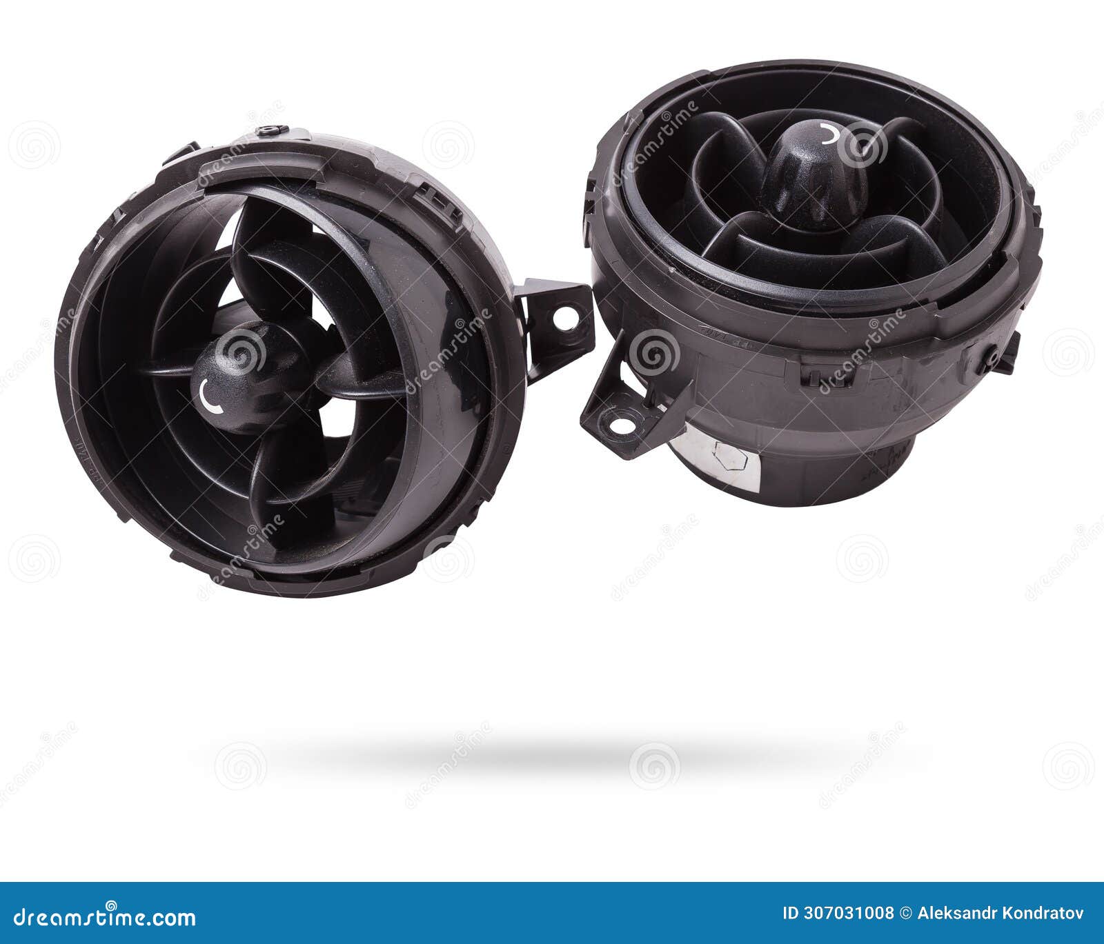 A Close-up View of a Part of the Interior of a Modern Car with a View ...