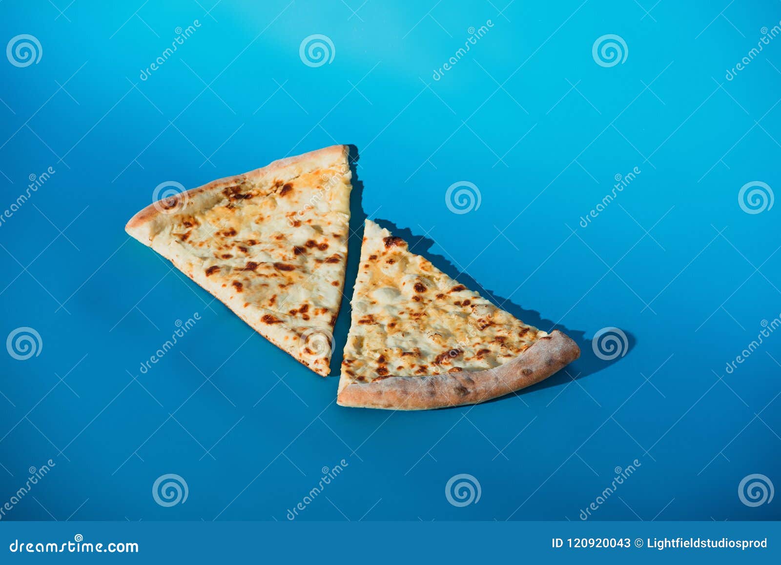 Close Up View of Pieces of Cooked Pizza Stock Image - Image of tasty ...