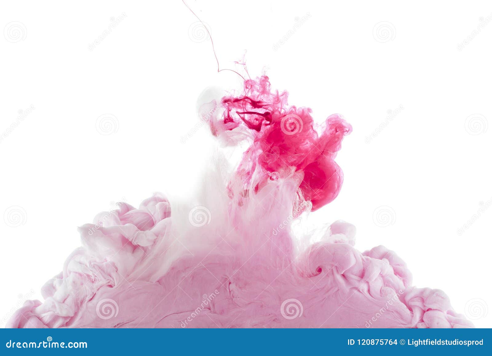 Close-up View of Pink Paint Splashes Stock Photo - Image of close ...