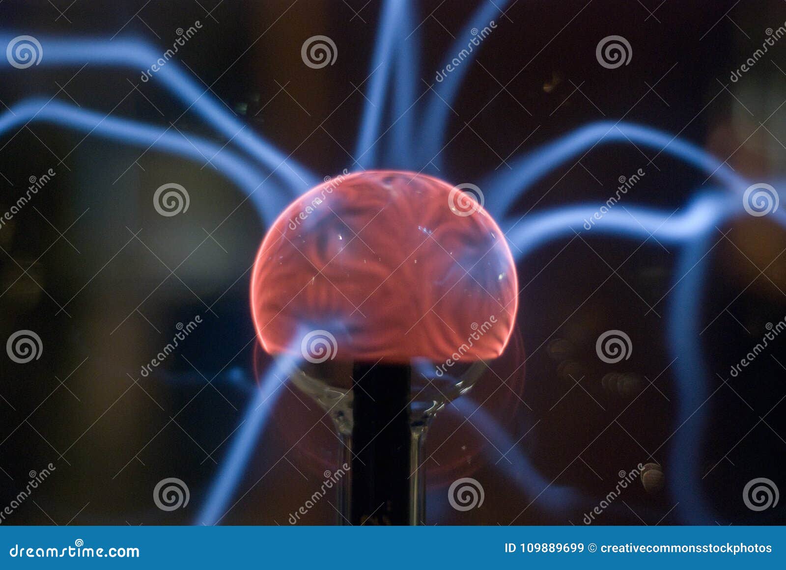 Close-up View Of Plasma Picture. Image: 109889699