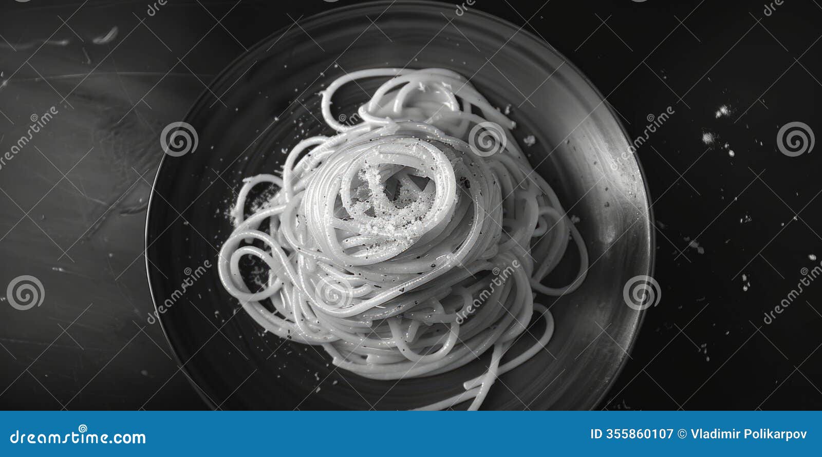 Plate Of Spaghetti Made Of Rubber Bands Royalty-Free Stock Photography ...