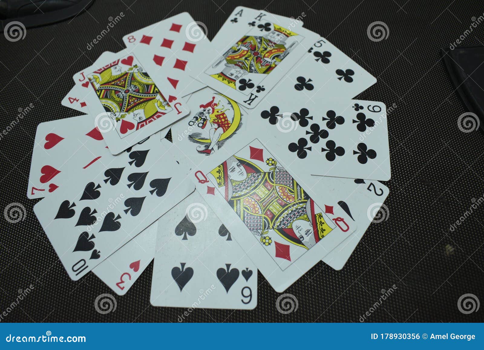 Close Up View of Playing Cards Set Stock Photo - Image of aces ...