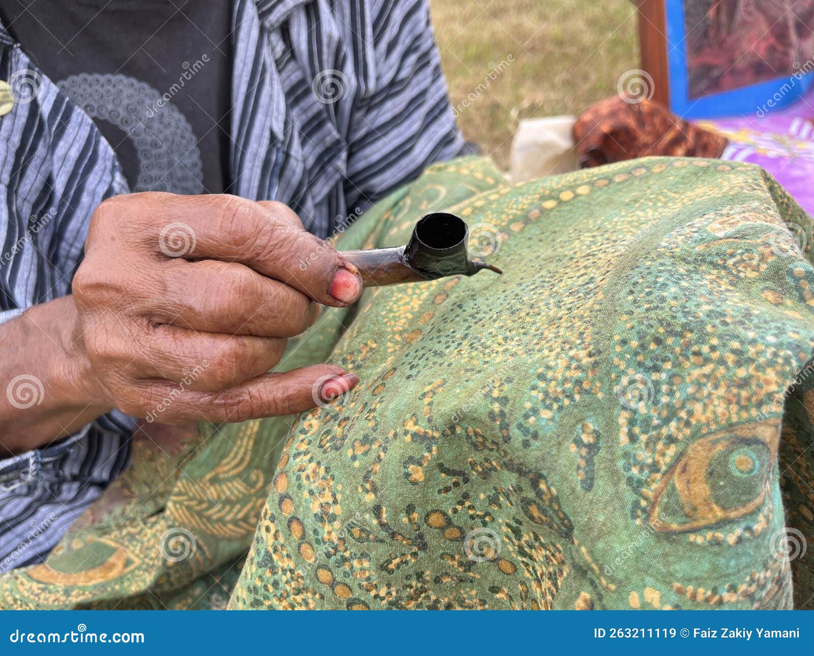 Drawing Batik Using Traditional Method Editorial Photo | CartoonDealer ...