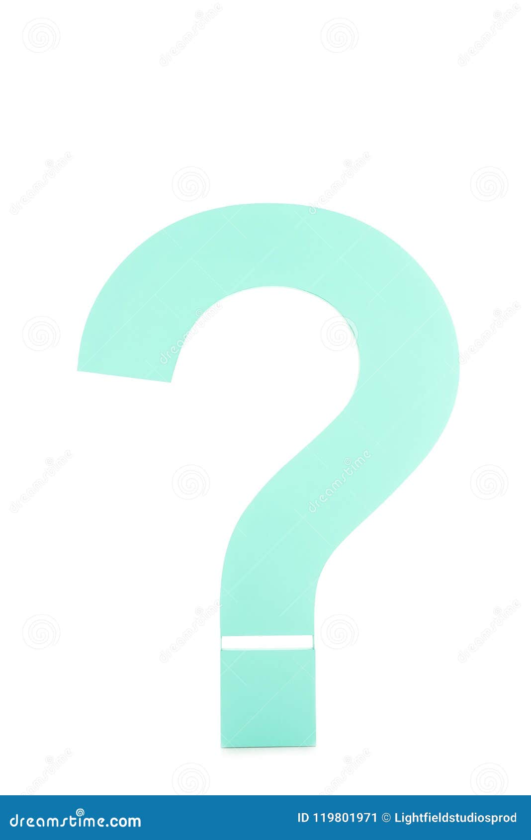 Close Up View of Question Mark Stock Image - Image of blue, copy: 119801971