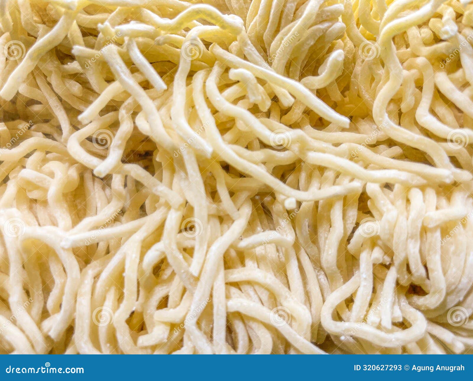 Close Up View Raw Asian Ramen Noodle Background Texture Stock Image ...