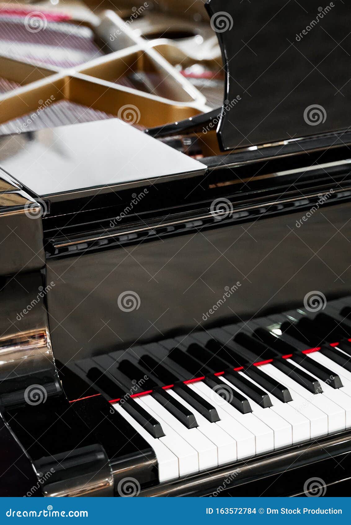 Royal grand piano keys stock photo. Image of majestic - 163572784