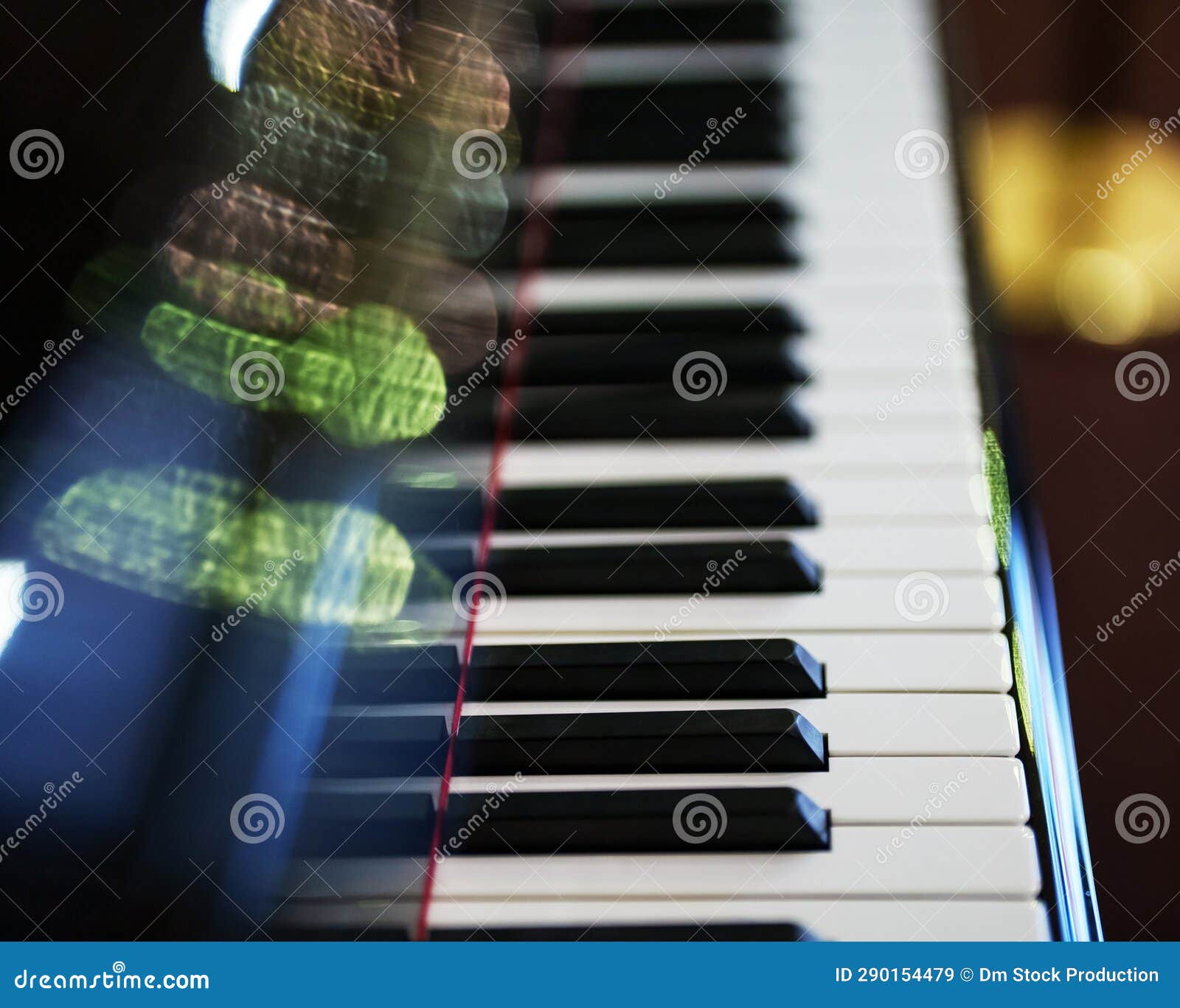 Grand piano keys stock image. Image of ivory, education - 290154479