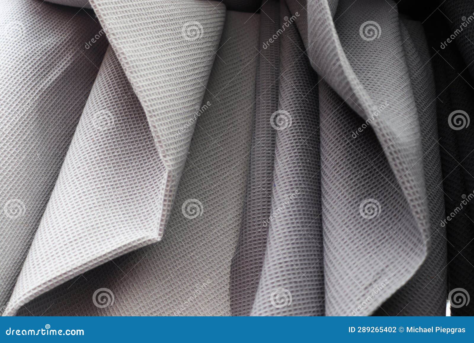 Close Up View on Samples of Cloth and Fabrics in Different Colors Stock ...