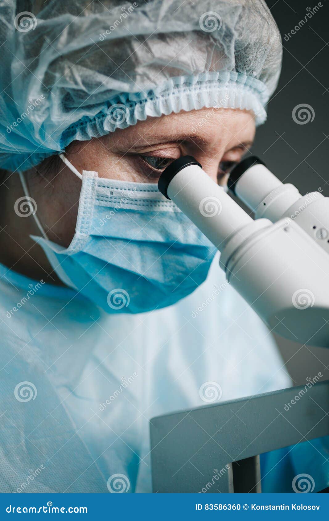 Close Up View of Scientist Eye Stock Photo - Image of observing ...