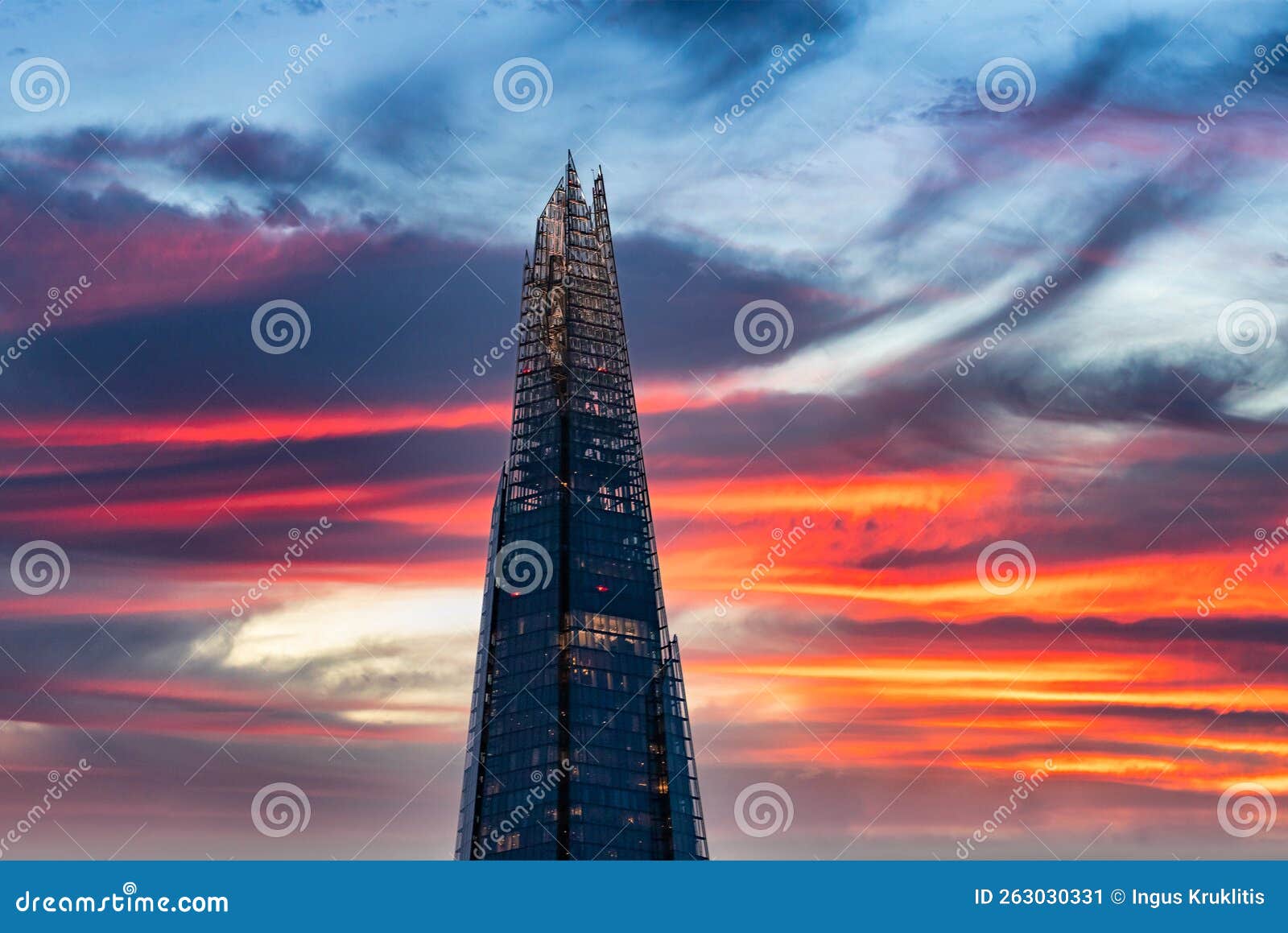 Close Up View of the Shard Skyscraper in London. Editorial Photo ...