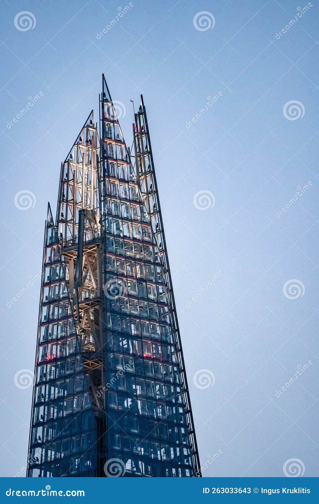 Close Up View of the Shard Skyscraper in London. Editorial Stock Photo ...