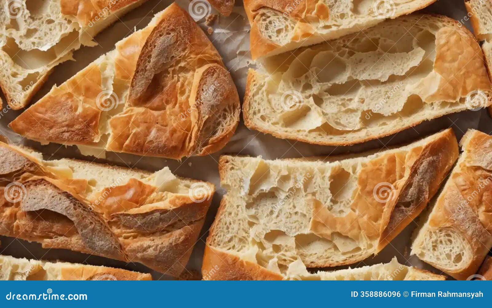 Close Up Of A Bread On Jesus Hand, A Concept Of Jesus Feeding ...