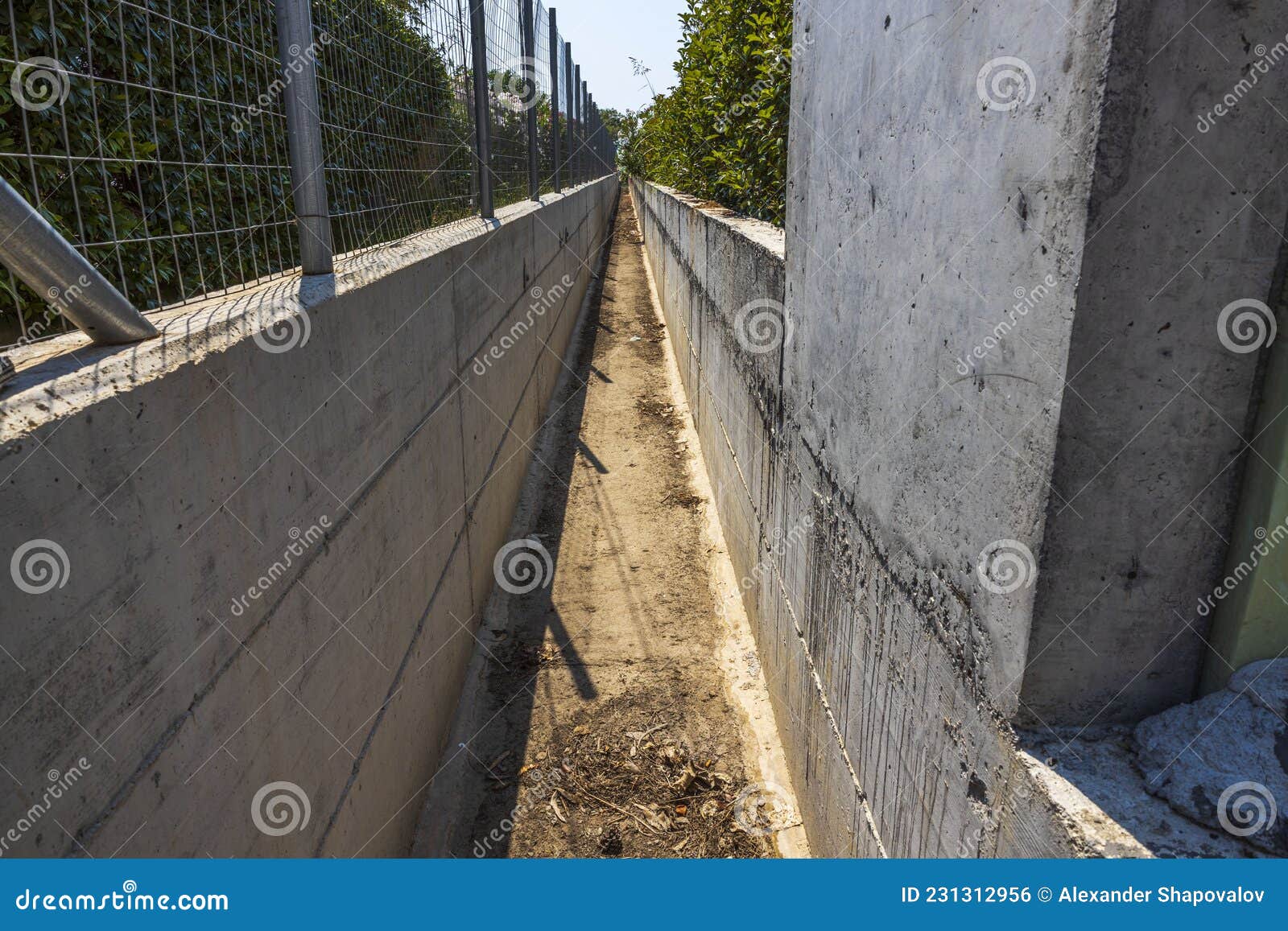 Close Up View of Stormwater Drain, Surface Water Sewer. Stock Photo ...