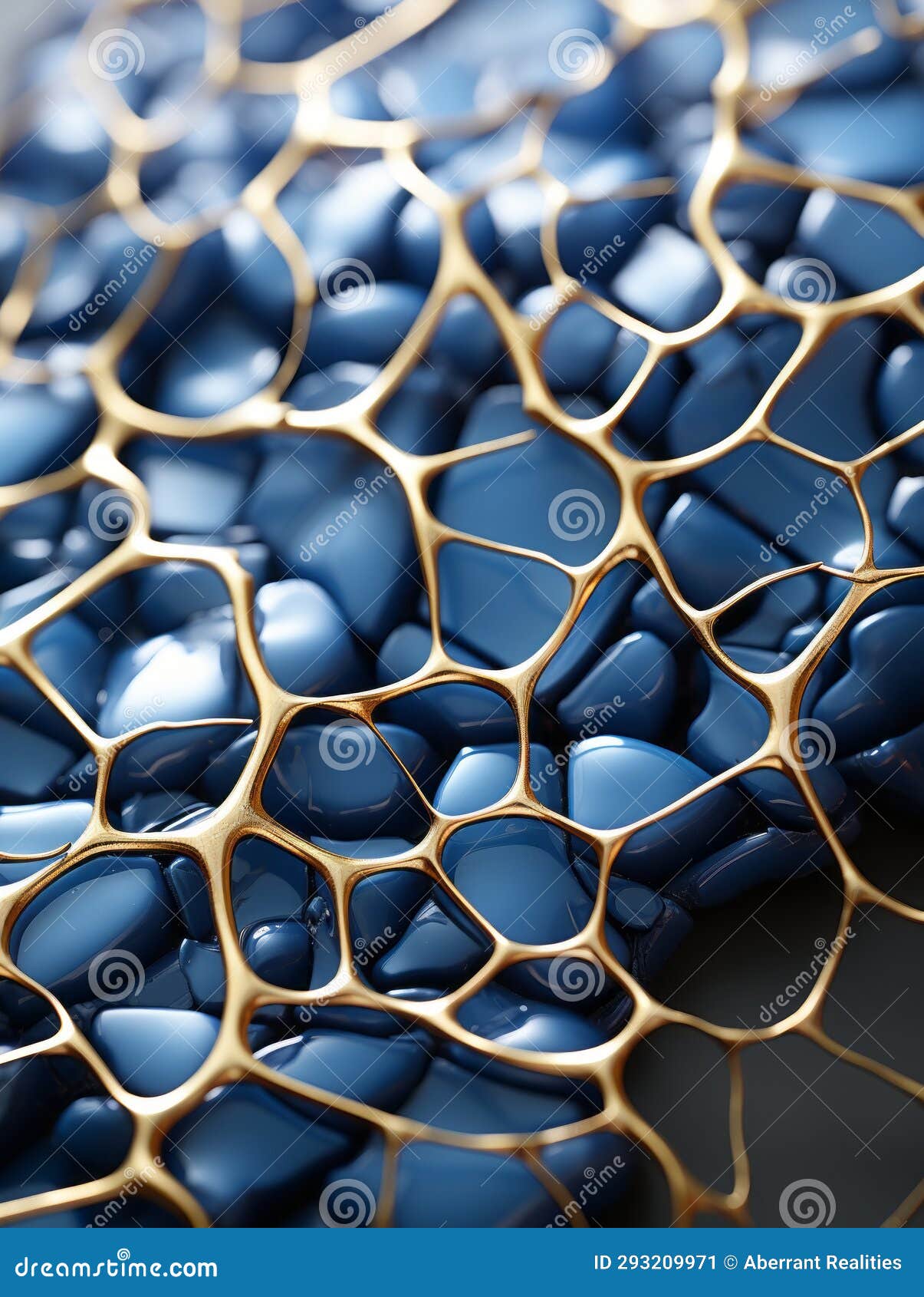 A Close Up View of the Surface of a Cell Stock Illustration ...