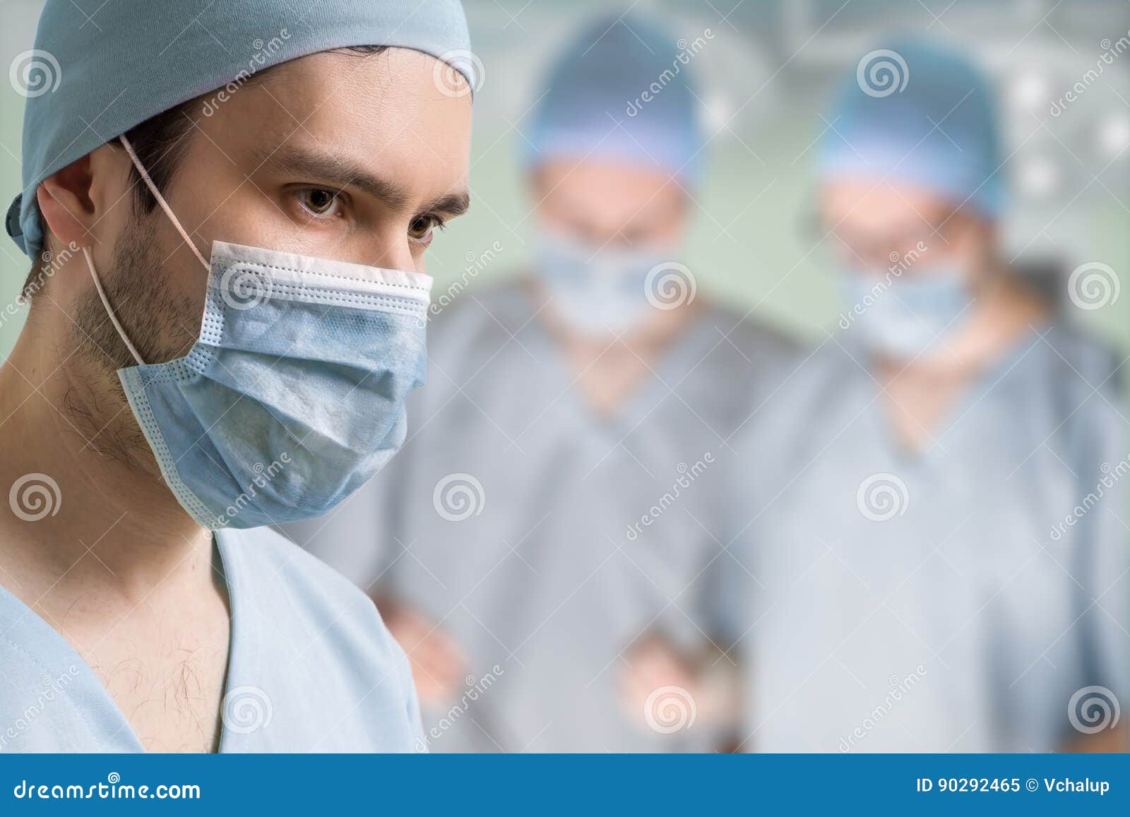 Close Up View on Surgeon in Hospital during Operation Stock Image ...