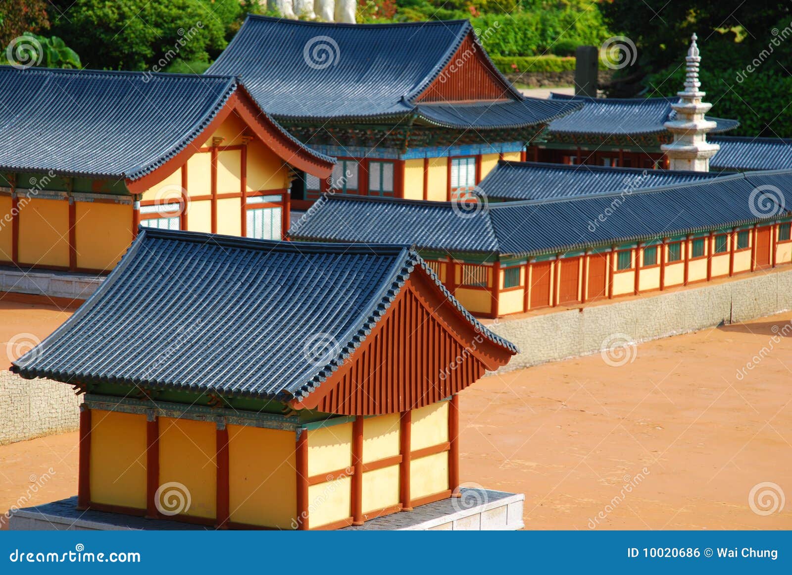 Close Up View of Temple Architecture Stock Photo - Image of buddhism ...