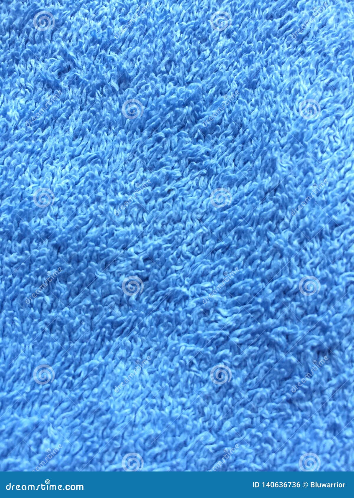 Close Up View of Blue Towel Stock Photo - Image of bath, still: 140636736