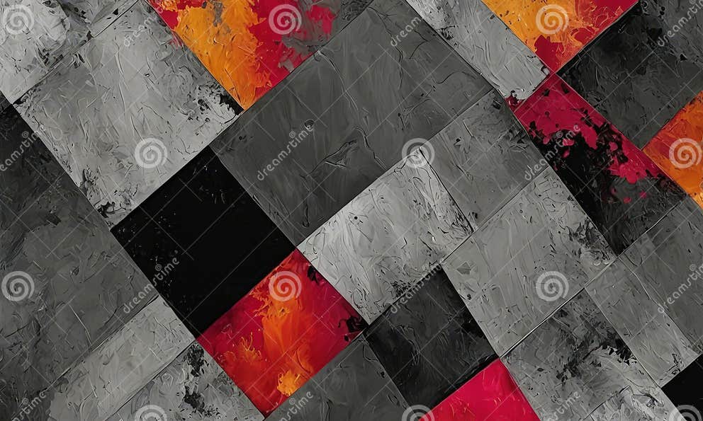 Close-up View Textured Abstract Pattern Featuring Repeating Diamond ...