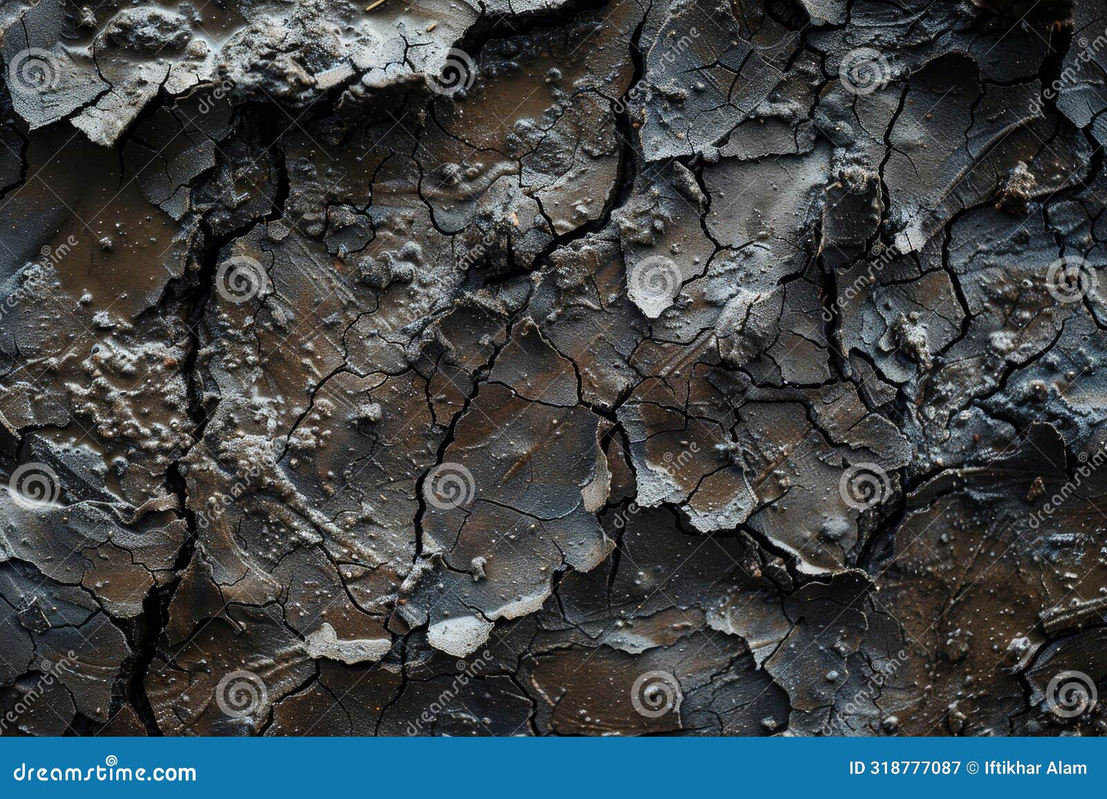 Close Up View of the Textured Bark of a Tree, Showcasing Its Unique ...