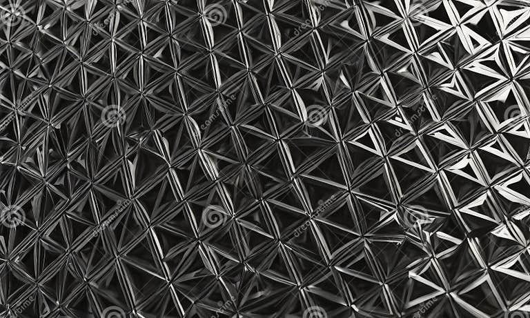 Close-up View Textured Metal Surface with Repeating Diamond Pattern ...