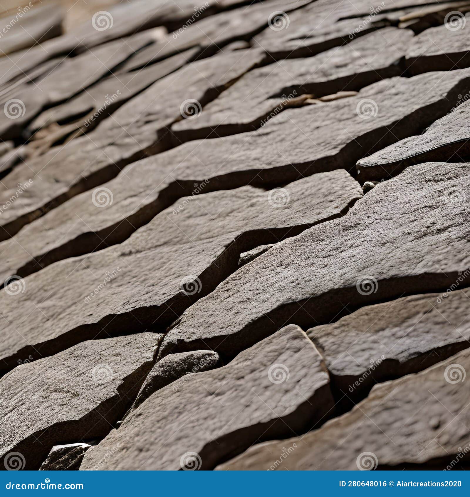 A Close-up View of a Textured Stone Surface, Showcasing Its Natural ...