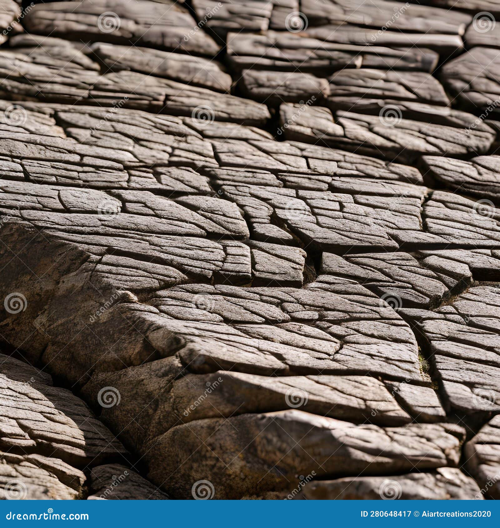 A Close-up View of a Textured Stone Surface, Showcasing Its Natural ...