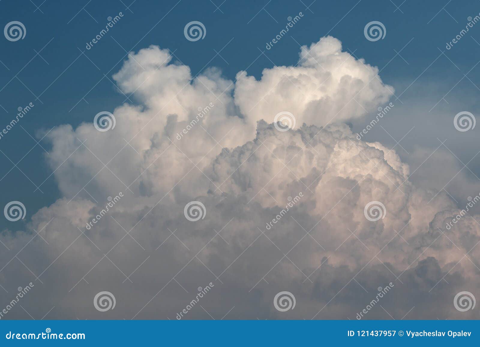 Close-up View of Thunderclouds. Summer, Storm Begins Stock Image ...