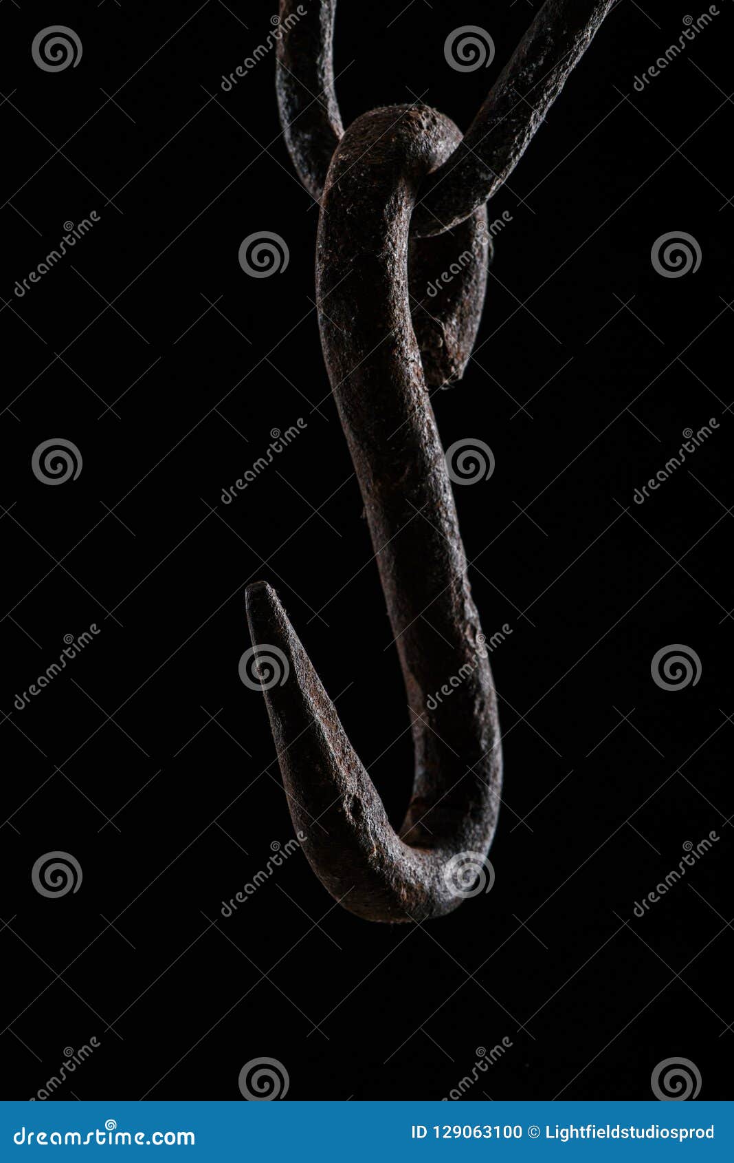 Close Up View of Vintage Rusty Hook Stock Photo - Image of equipment ...