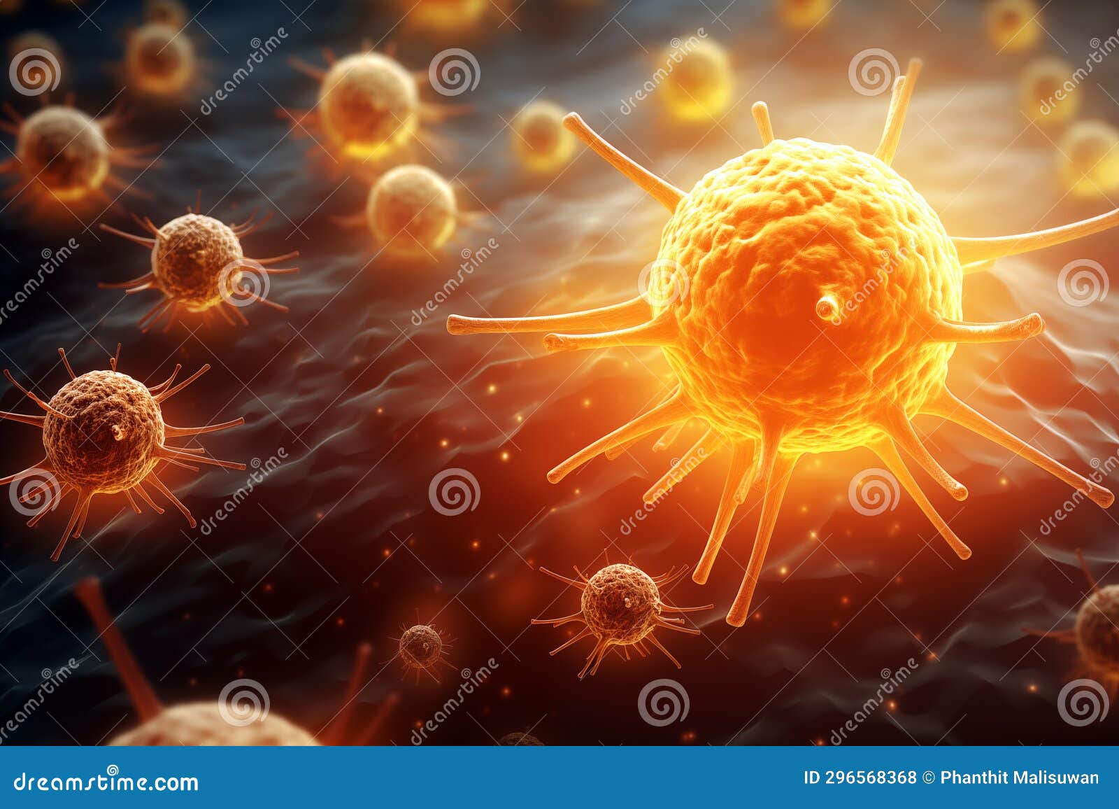Close-up View of Virus-like Particles, Highlighting the Complex ...