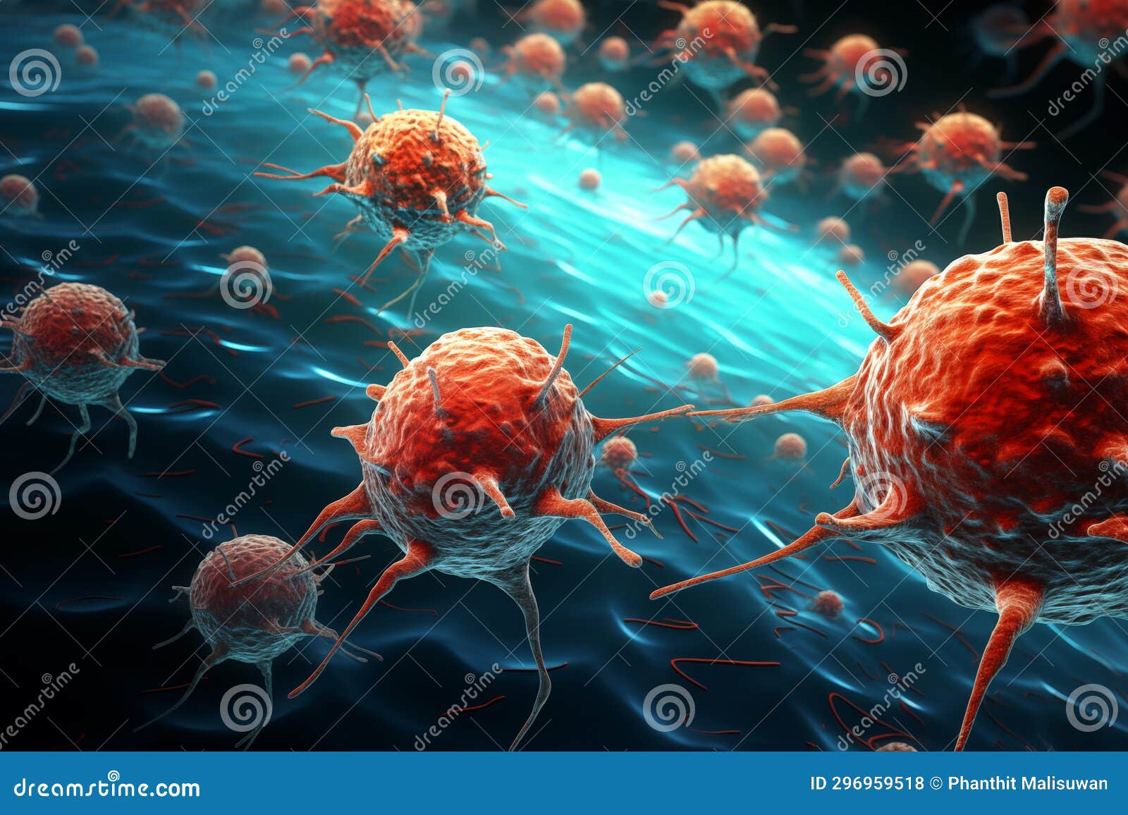 Close-up View of Virus-like Particles, Highlighting the Complex ...