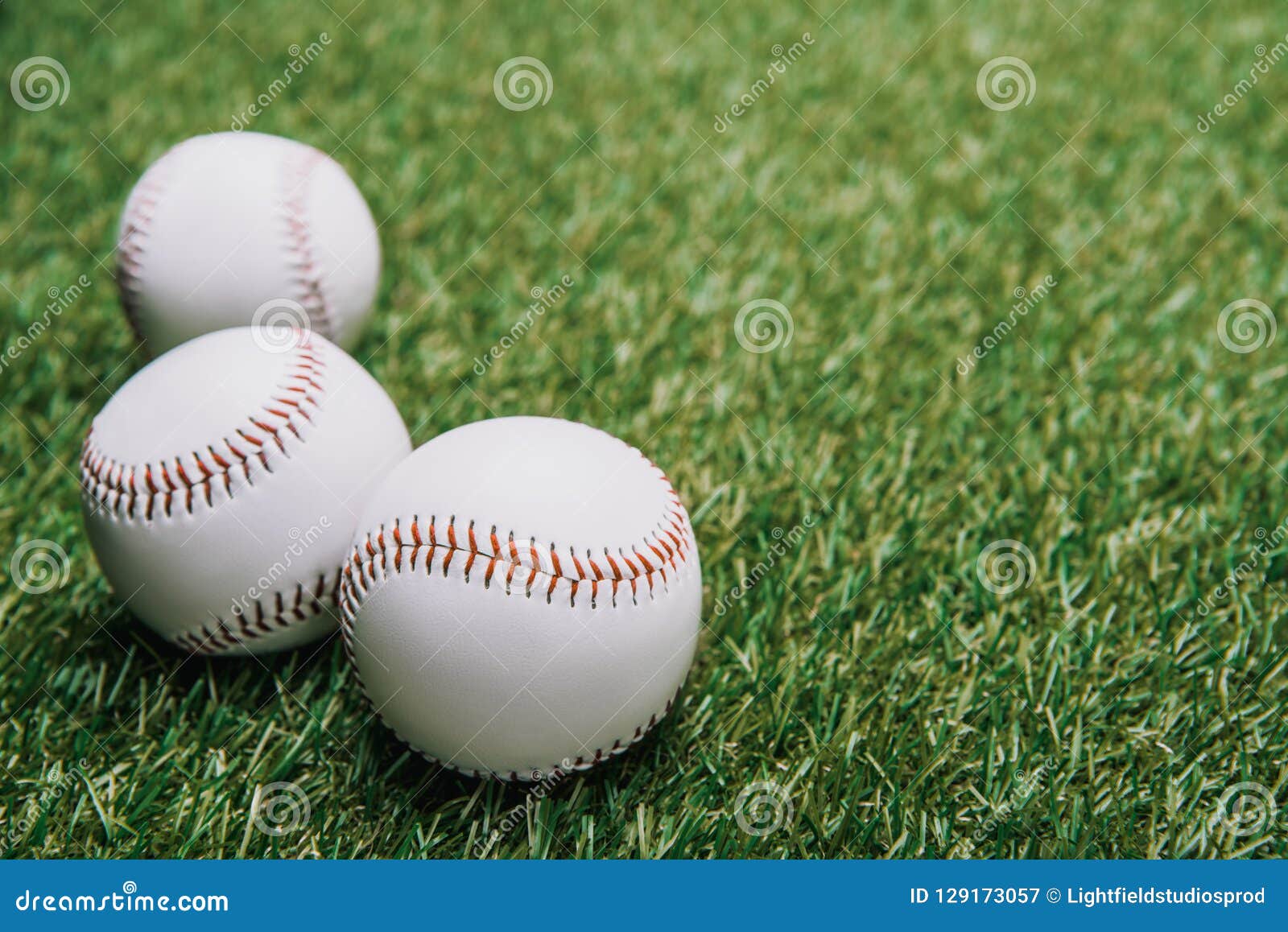 Close Up View of White Baseball Balls Stock Image - Image of exercise ...