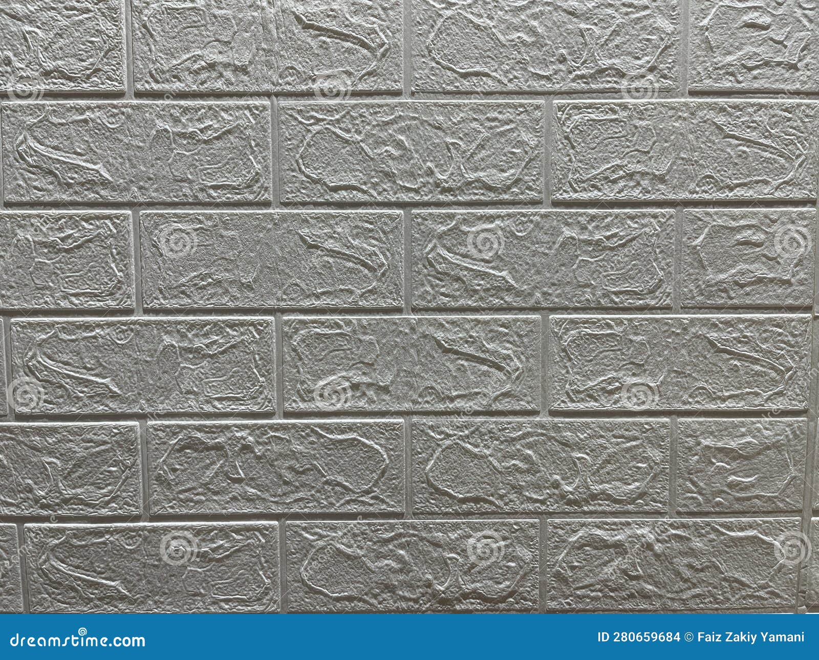 Brick Wallpaper Foam with Rough Texture and Abstract Pattern Stock ...