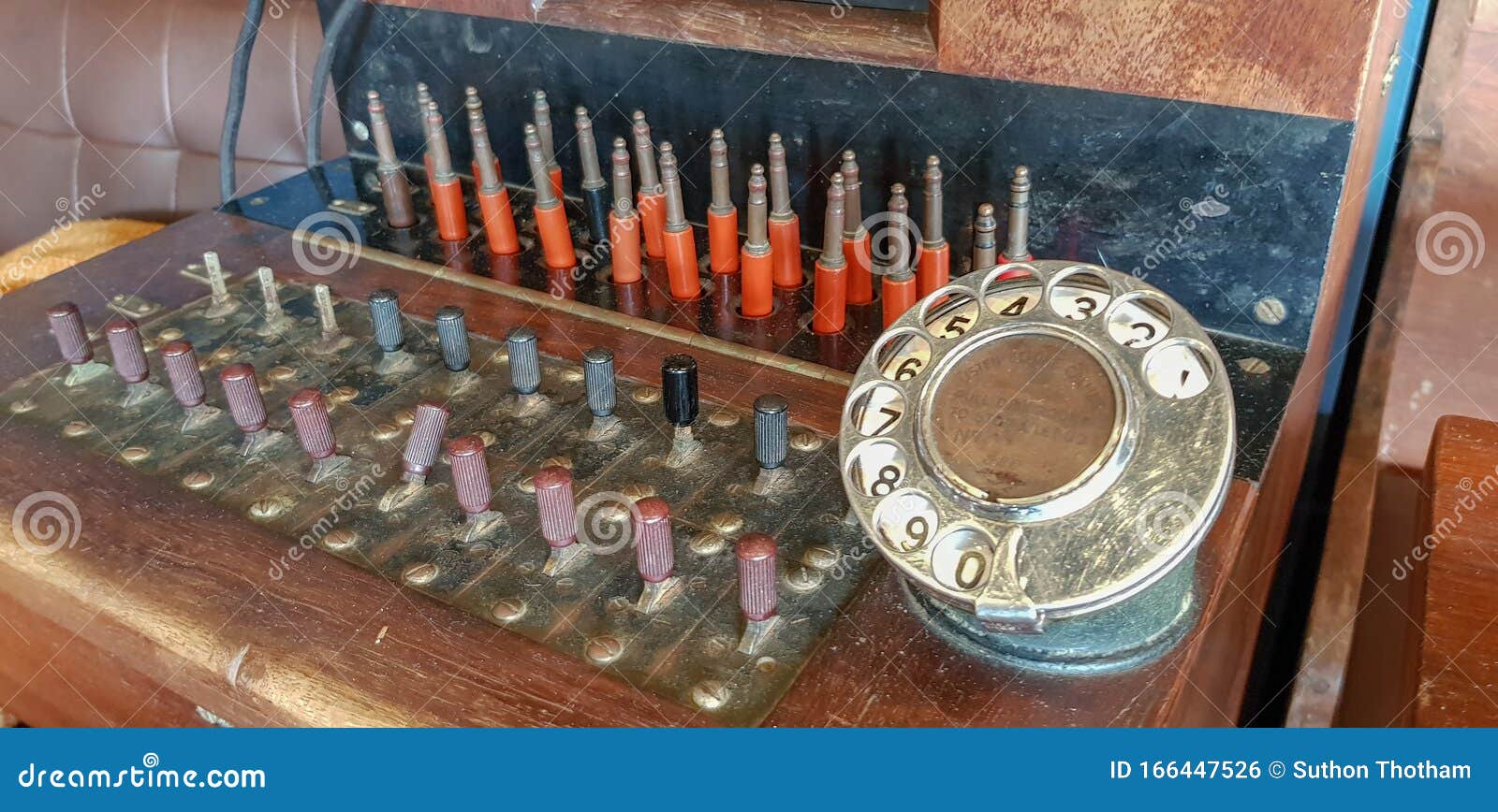Vintage Bell System Telephone Switchboard Stock Photo - Image of board ...