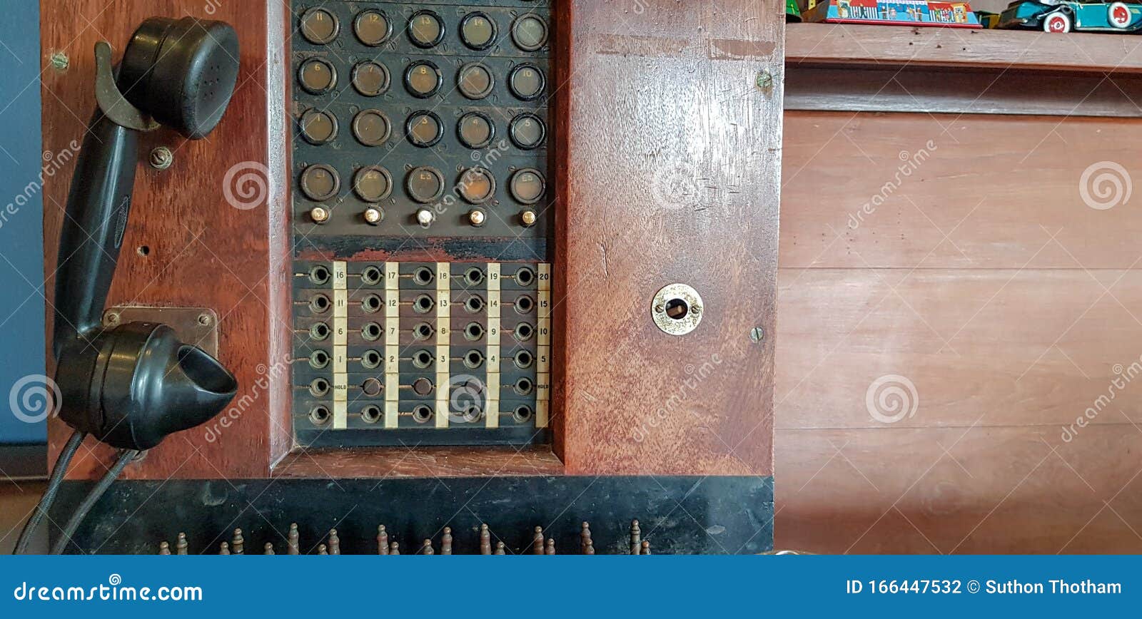 Vintage Bell System Telephone Switchboard Stock Photo - Image of ...