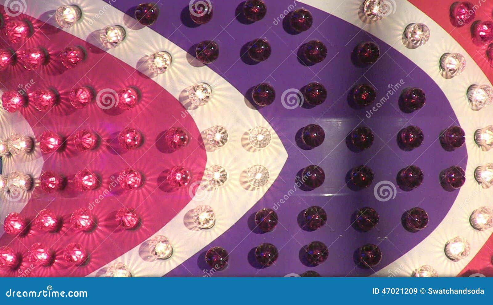 Close Up of Vintage Chasing Marquee Lights Stock Video - Video of bulbs ...