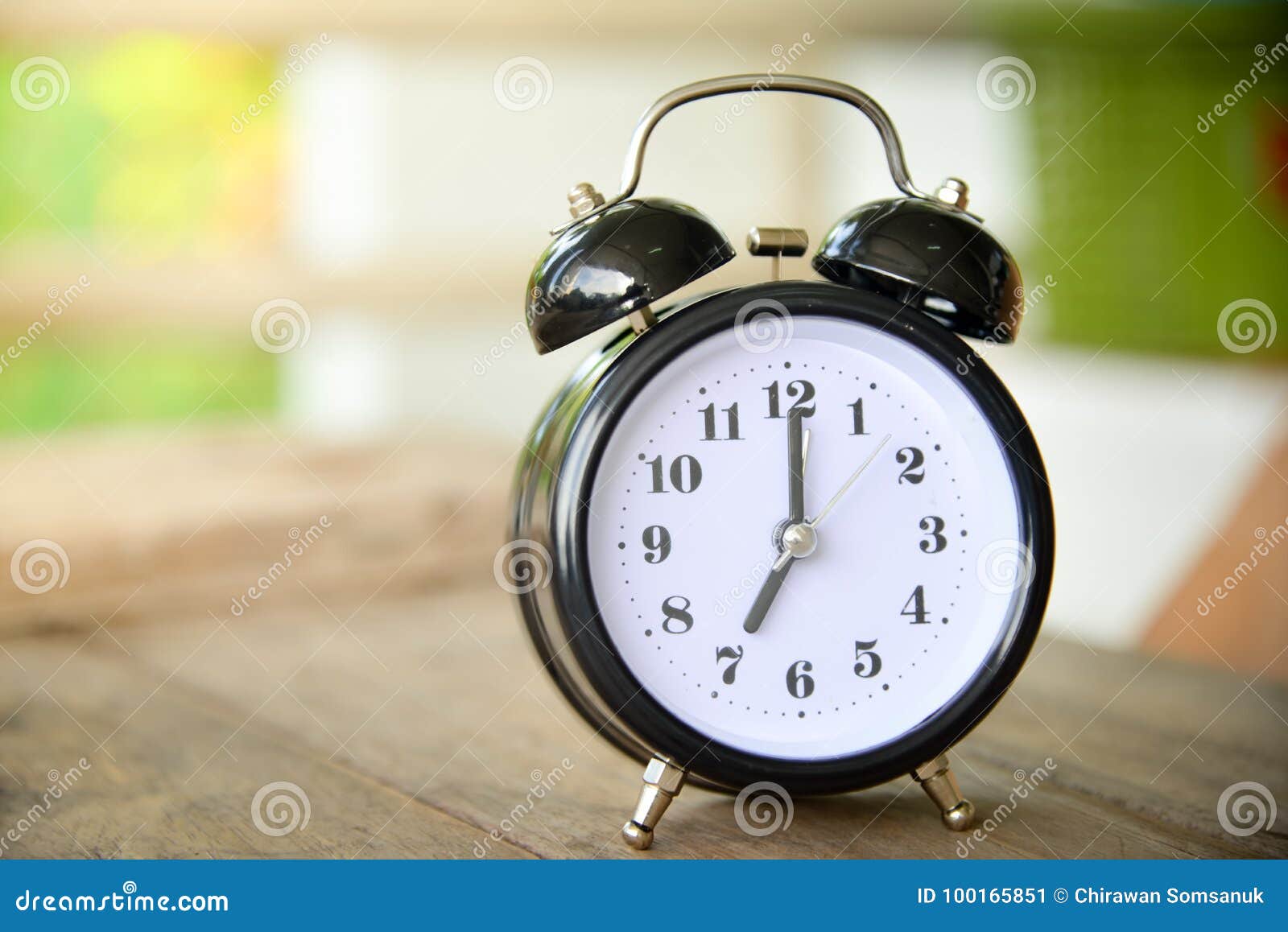 Vintage Clock on Blur Background. Stock Image - Image of hour, minute ...