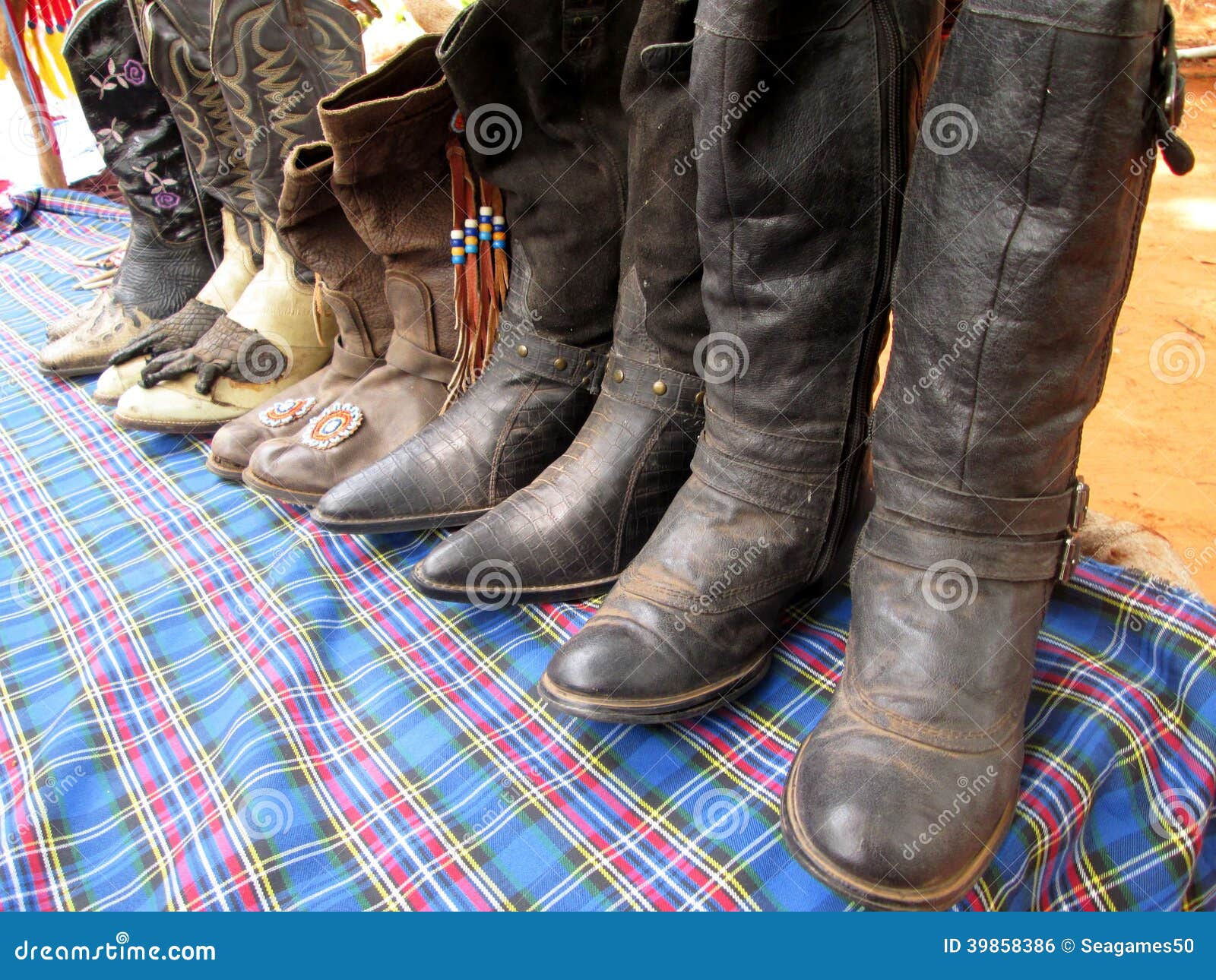 Close Up of Vintage Cowboy Boots Stock Photo - Image of americana ...