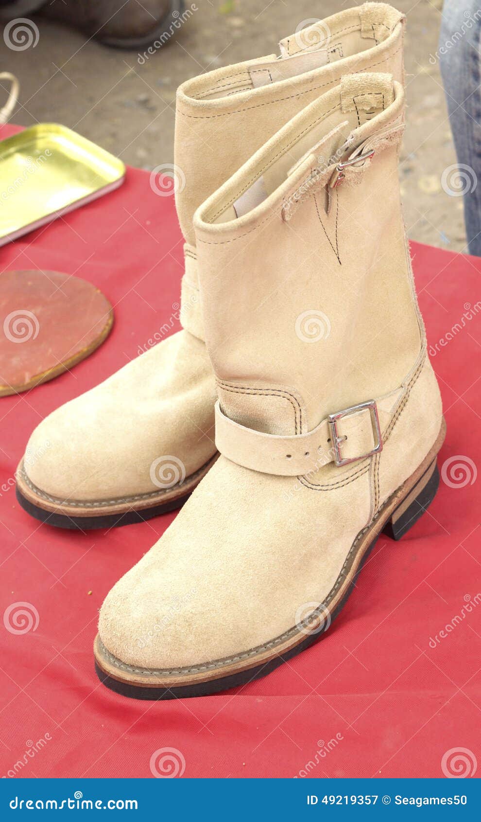 Close Up of Vintage Cowboy Boots Stock Image - Image of background ...